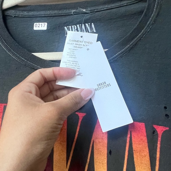 Urban Outfitters | Tops | Nirvana Unplugged Tee Oversize Os | Poshmark